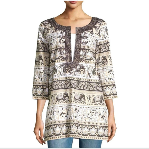 Calypso St. Barth | Tops | Calypso St Barth Oliphant Hester Tunic Black ...